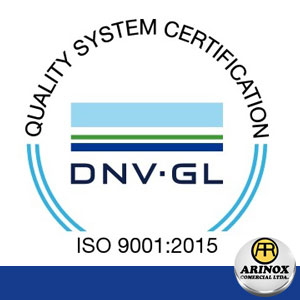 A Arinox – distribuidora de aço conquista o certificado 9001:2015 ...